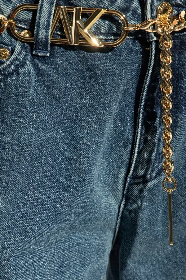 Michael Kors Belted Flare Jeans