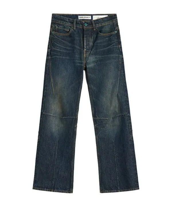 Our Legacy Moto Cut Jeans - Black