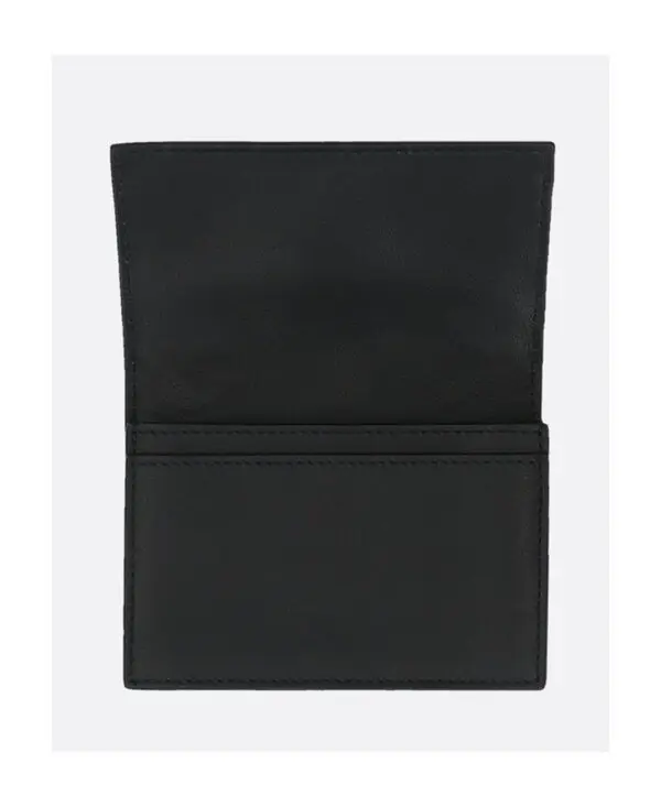 Bottega Veneta Intrecciato Logo Detailed Card Case