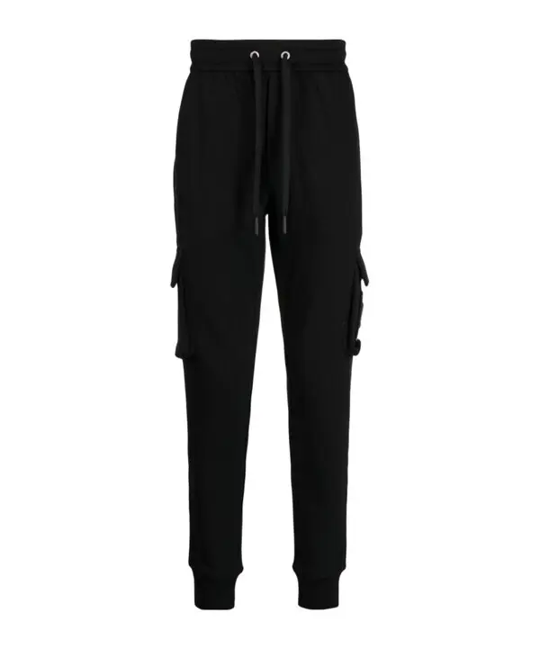Moose Knuckles Logo Plaque Drawstring Cargo Pants - Black