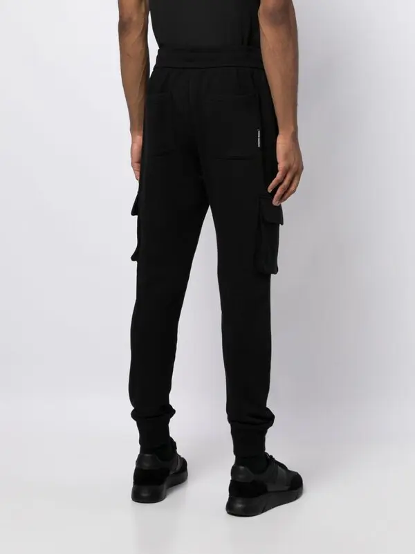 Moose Knuckles Logo Plaque Drawstring Cargo Pants - Black