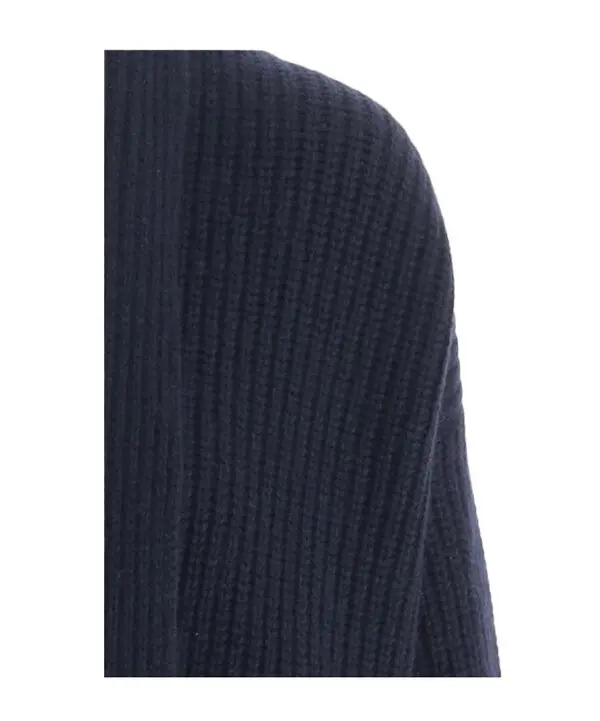 Bruno Manetti Ribbed Knit Cardigan Jacket