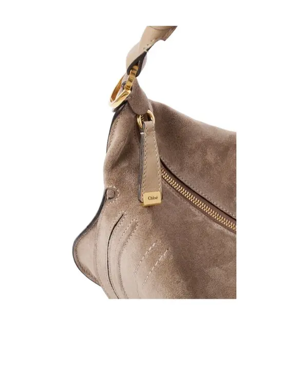 Chloé Small Marcie Shoulder Bag - Brown
