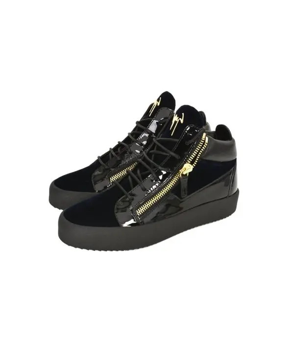 GIUSEPPE ZANOTTI Splicing Platform Sole Casual Sneakers