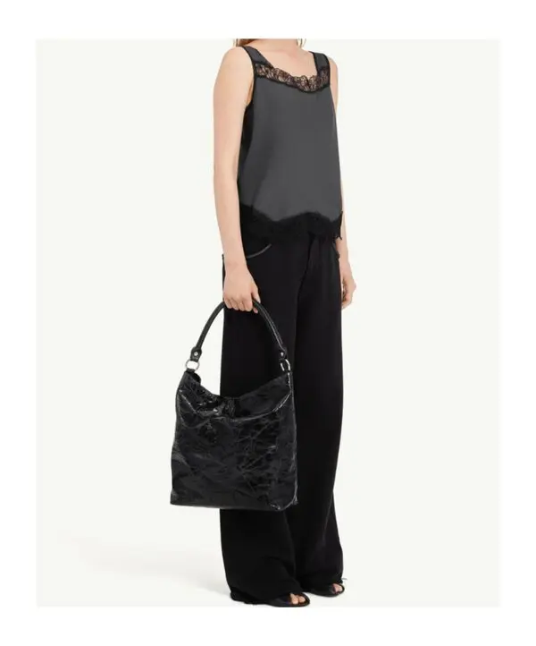 MAISON MARGIELA Mirrored Lace Slip Top
