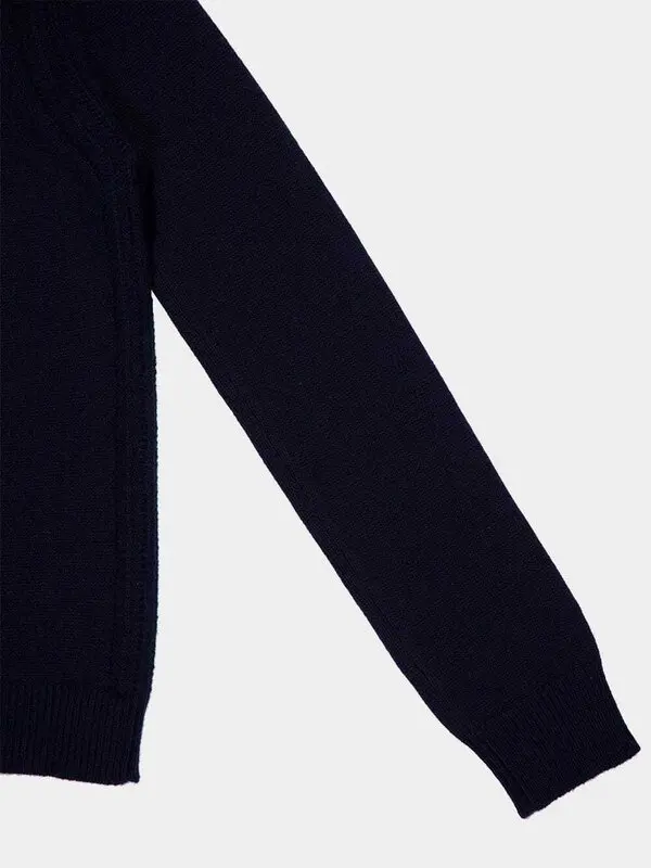 TOM FORD Long-sleeved Crewneck Sweater - Ink