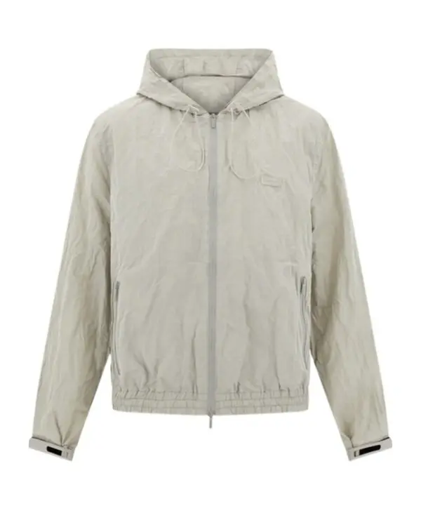 FERRAGAMO Hooded Windbreaker Jacket