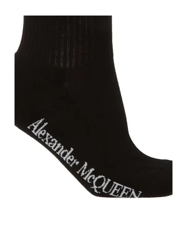 Alexander McQueen Logo Crew Socks