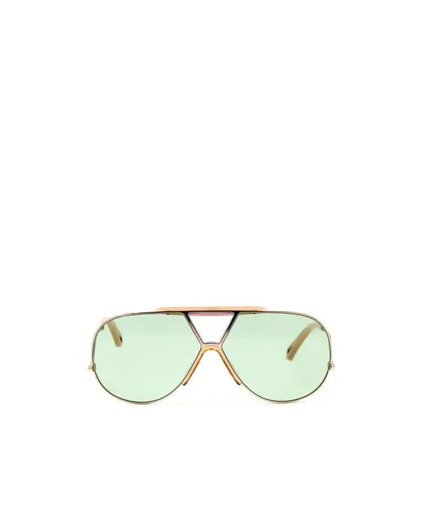 Chloé Aviator Logo Sunglasses