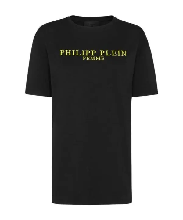 Philipp Plein Logo Details T-shirt - Black