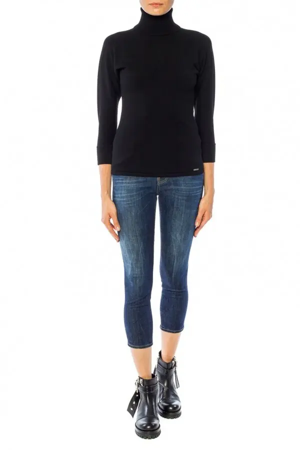 Dsquared2 Skinny Logo Detail Jeans
