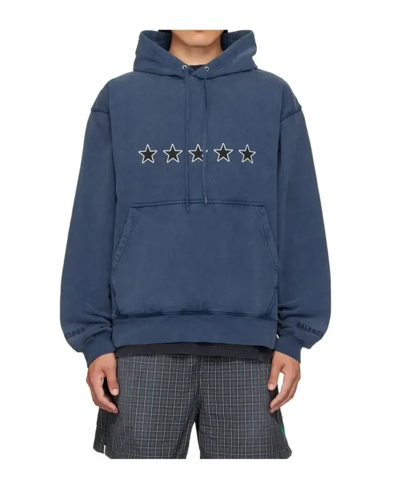 Balenciaga Star Printed Hoodie - No