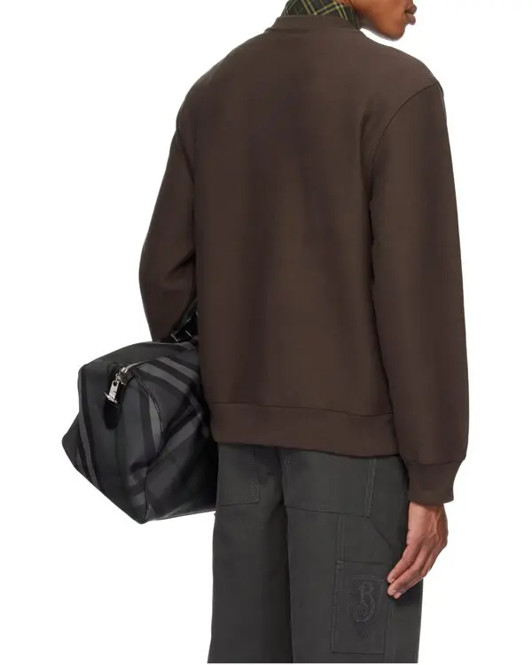 Burberry Long Sleeve Crewneck Sweatshirt With Emblem
