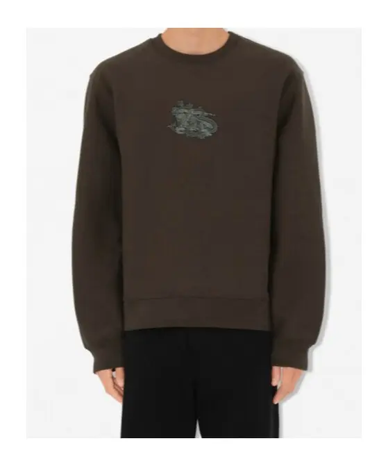 Burberry Long Sleeve Crewneck Sweatshirt With Emblem