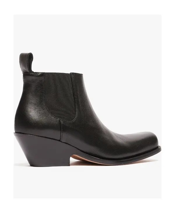 Sportmax Elasticated Ankle Square Toe Boots