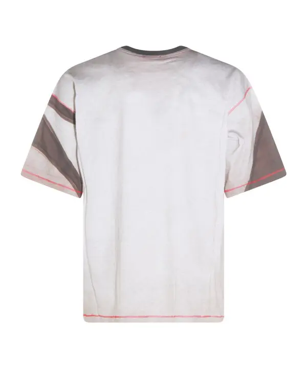 DIESEL® Regular Fit Printed T-shirt - Gray