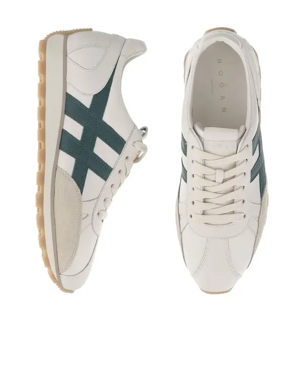 Hogan 86er Lace-up Sneakers - Nude
