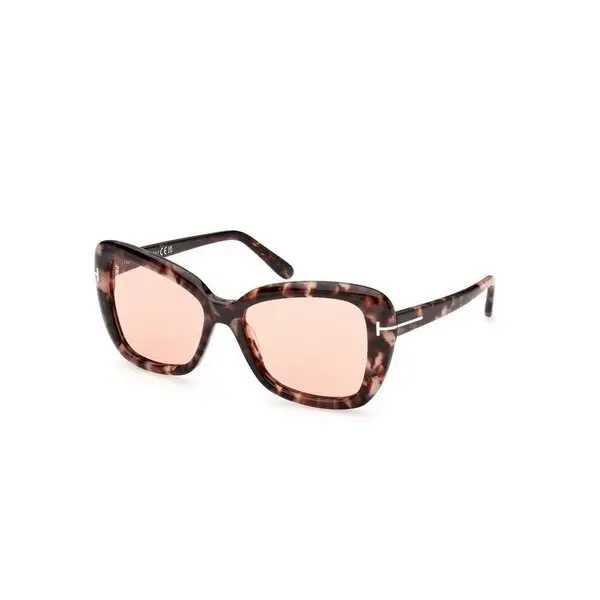 TOM FORD Tortoiseshell Logo Sunglasses - Multicolor