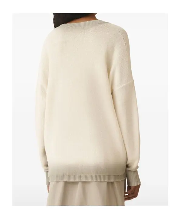Fabiana Filippi Sequin Gradient V-neck Jumper