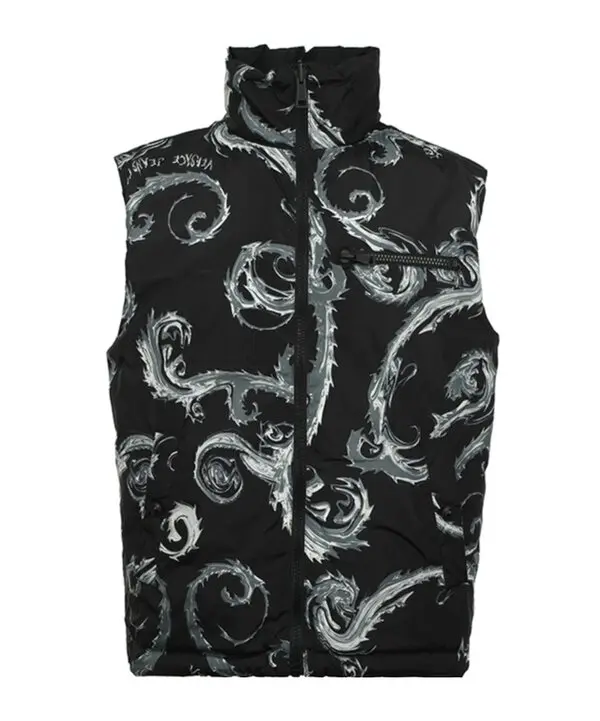 Versace Quilted Reversible Vest