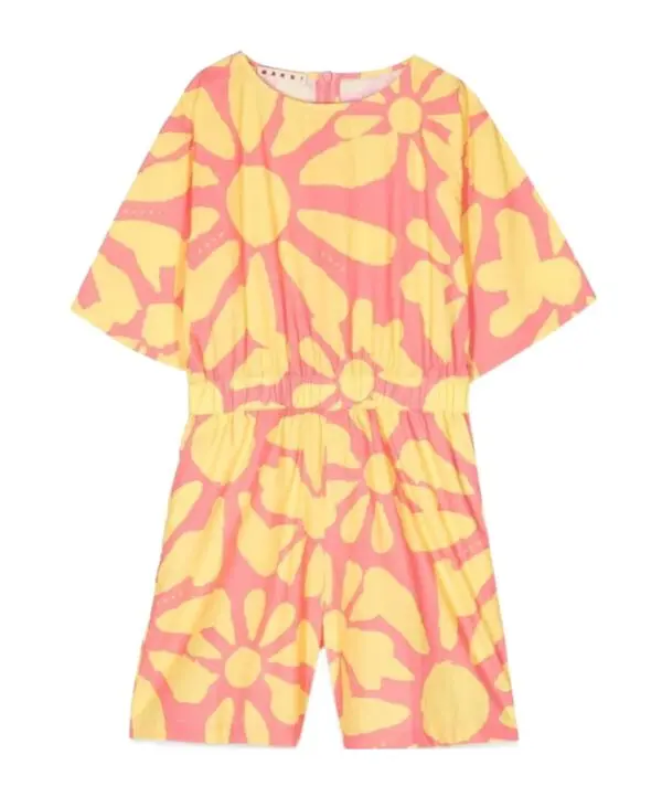 Marni Printed One-piece Shorts - Multicolour