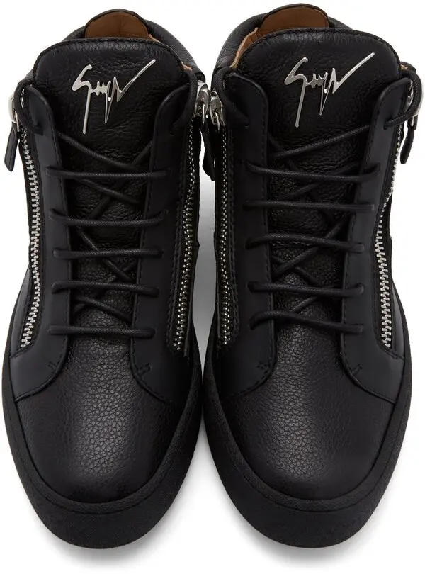 GIUSEPPE ZANOTTI High-top Leisure Sneakers With Zip Detailing