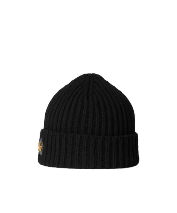 Gucci Double G Knitted Beanie - Black