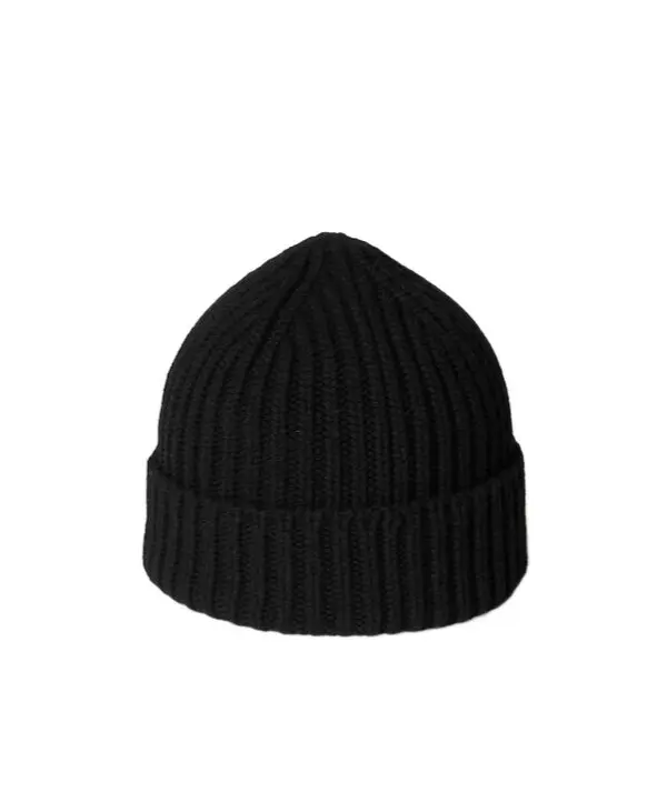 Gucci Double G Knitted Beanie - Black