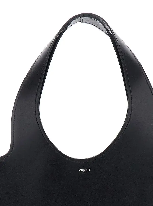Coperni Heart Shaped Shoulder Bag - Black