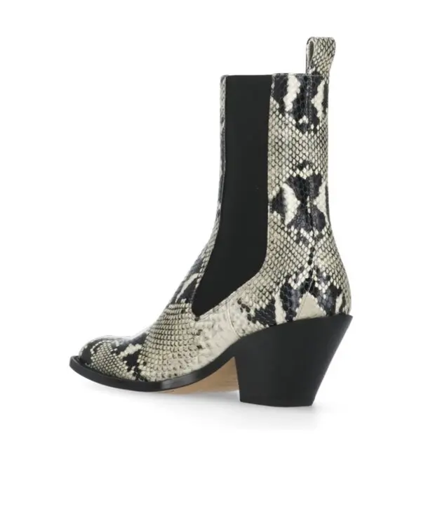 Khaite Embossed Ankle Boots