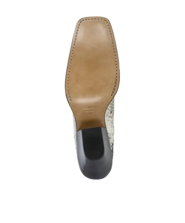 Khaite Embossed Ankle Boots