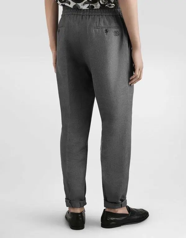 Dolce & Gabbana Dolce Gabbana Pressed Creased Jogging Trousers