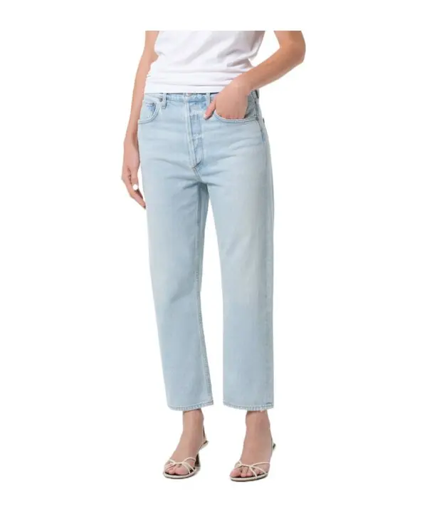 AGOLDE 90s Crop Straight-leg Jeans