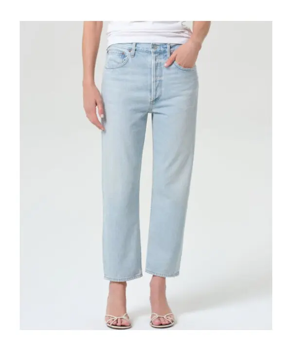 AGOLDE 90s Crop Straight-leg Jeans