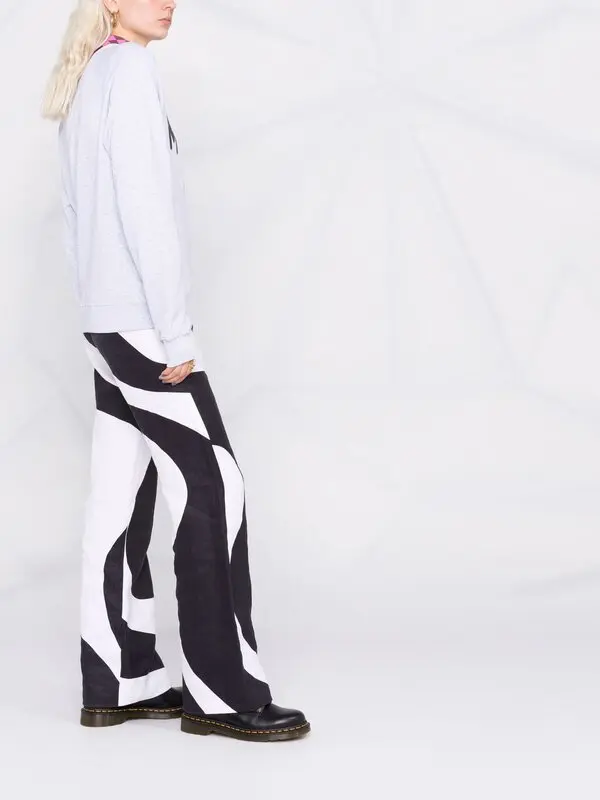MSGM Logo Print Crewneck Sweatshirt