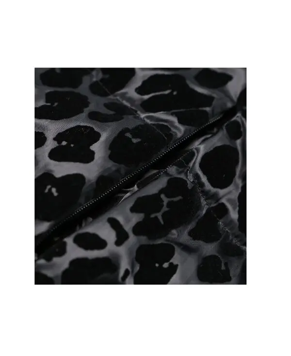 Emporio Armani Hooded Cotton-padded Jacket With Leopard Print