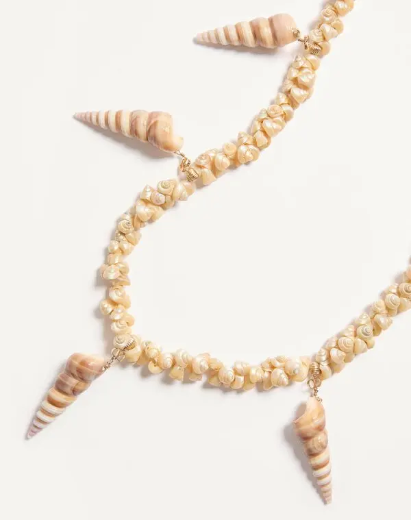 Valentino Garavani Jardin Aquatique Shell Necklace