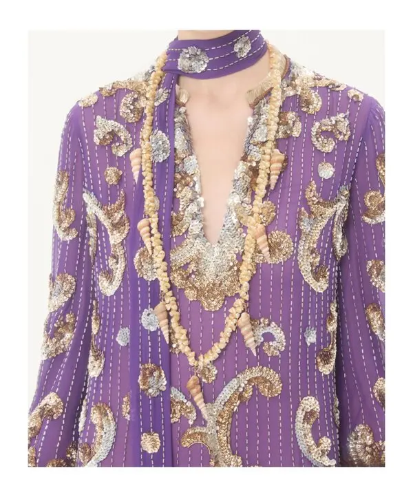 Valentino Garavani Jardin Aquatique Shell Necklace