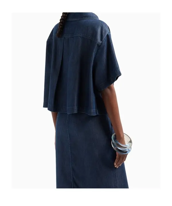 Giorgio Armani Lyocell Short-sleeved Shirt