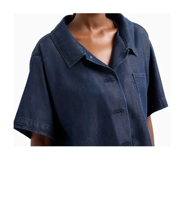Giorgio Armani Lyocell Short-sleeved Shirt