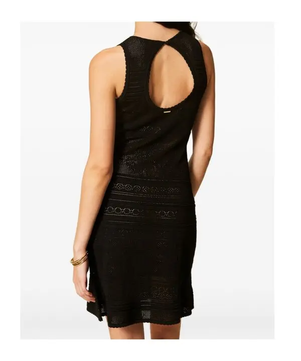 TWINSET Knitted Open Back A-line Dress