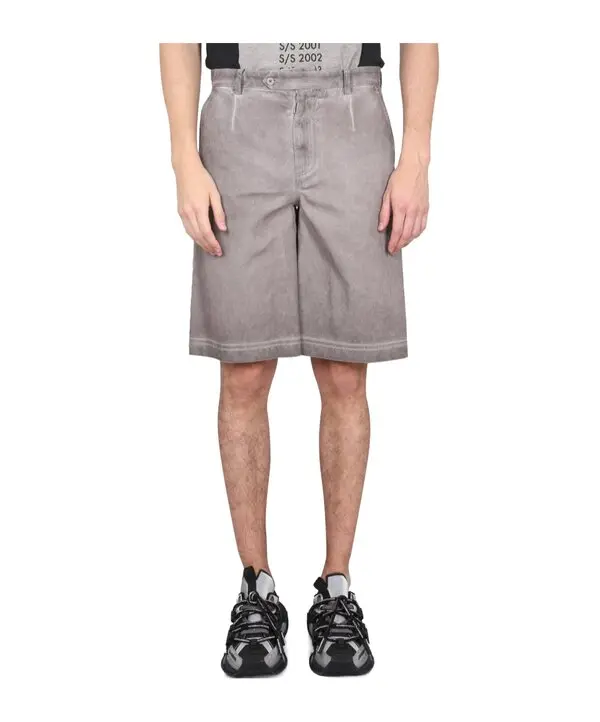 Dolce & Gabbana Logo Plaque Bermuda Shorts