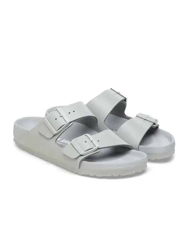 BIRKENSTOCK Arizona Soft Footbed Slip-on Sandals - Gray