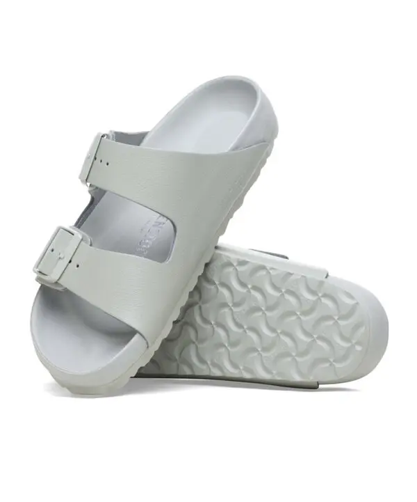 BIRKENSTOCK Arizona Soft Footbed Slip-on Sandals - Gray