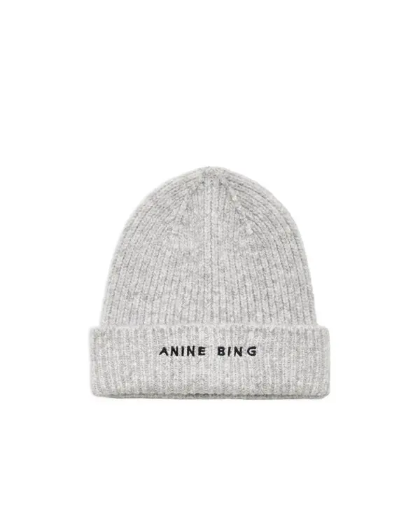 ANINE BING Elia Beanie - White