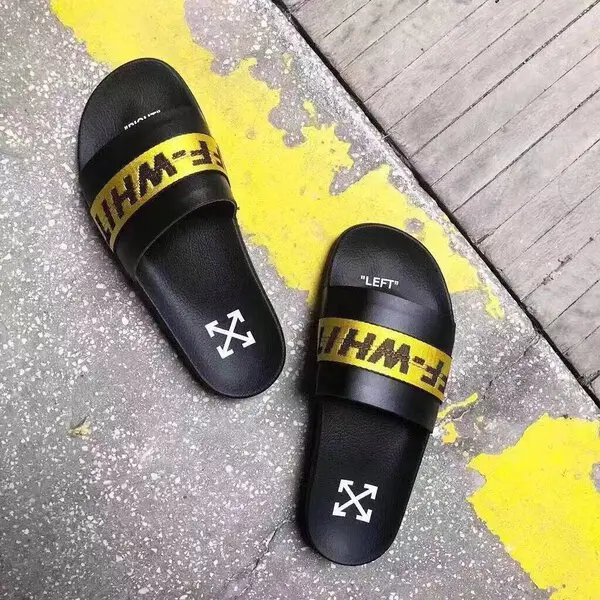 Off-White Industrial Logo Slides