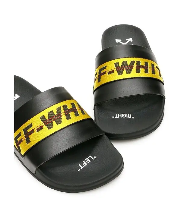 Off-White Industrial Logo Slides