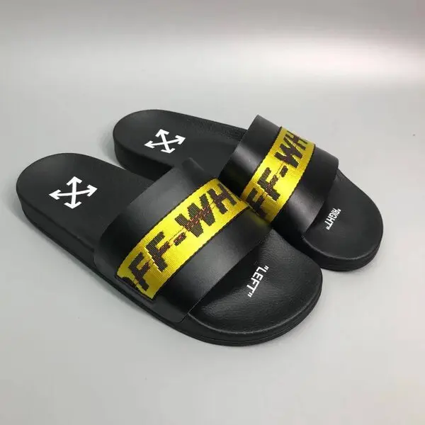 Off-White Industrial Logo Slides