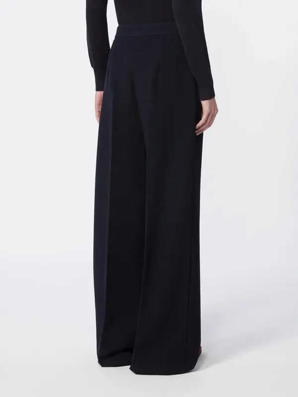 Max Mara High-waisted Pleated Wide-leg Trousers
