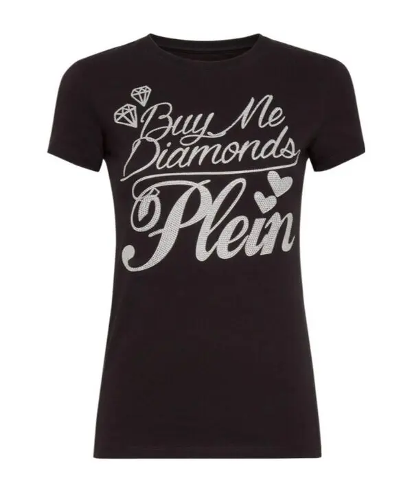 Philipp Plein Logo Details T-shirt - Black